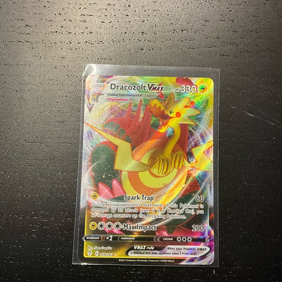 Pokemon | Toys | Pokemon Evolving Skies Dracozolt Vmax Card | Poshmark